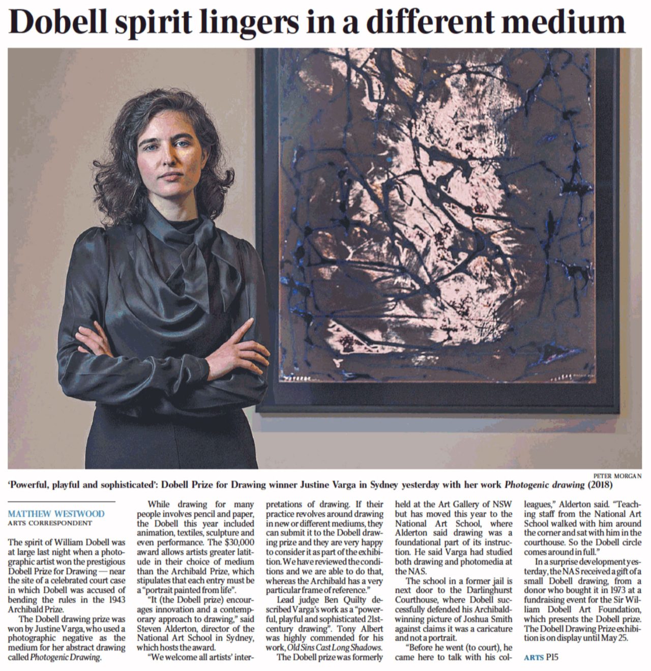 The Australian: Dobell Spirit Lingers in a Different Medium | Sir ...